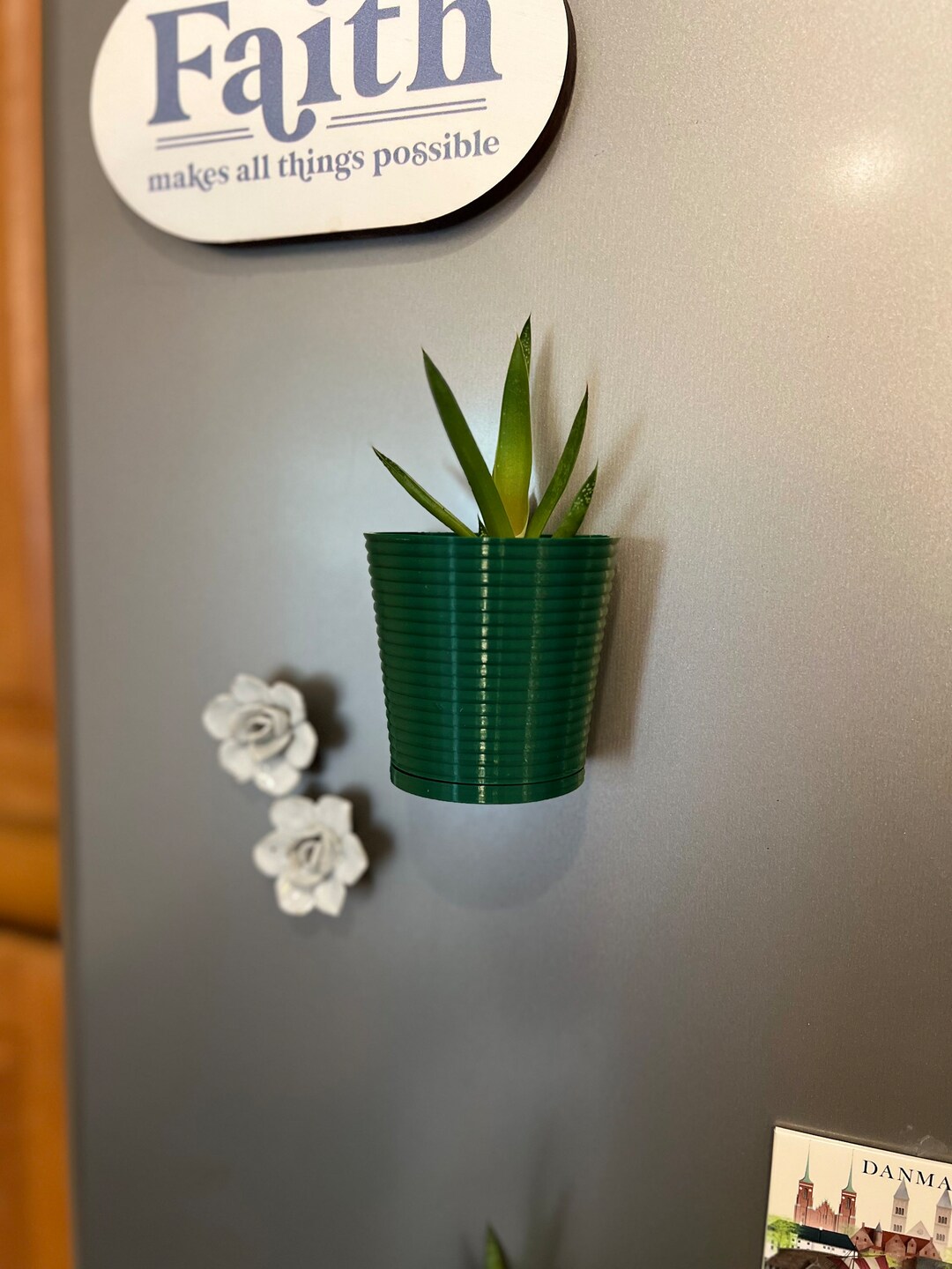 Mini Magnet Planter for Succulents Stylish Greenery for Your Space - Etsy