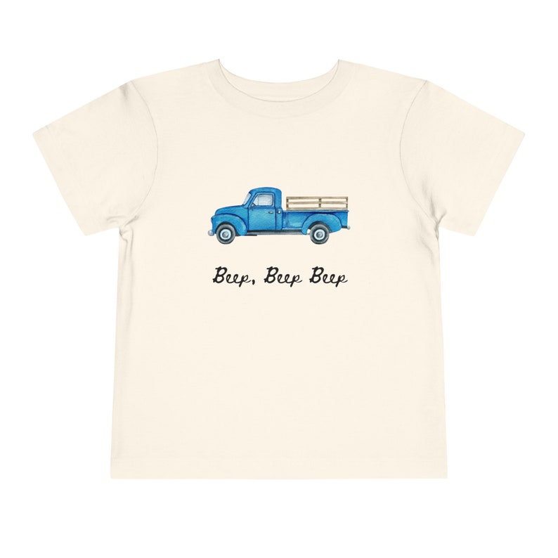 Toddler Little Blue Truck Tee, Birthday Shirt, Beep Beep Beep, T Shirt ...