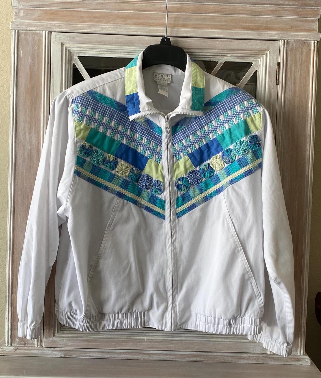 Koret Francisca 1980s White Jacket – Quilted Vintage Charm - Etsy