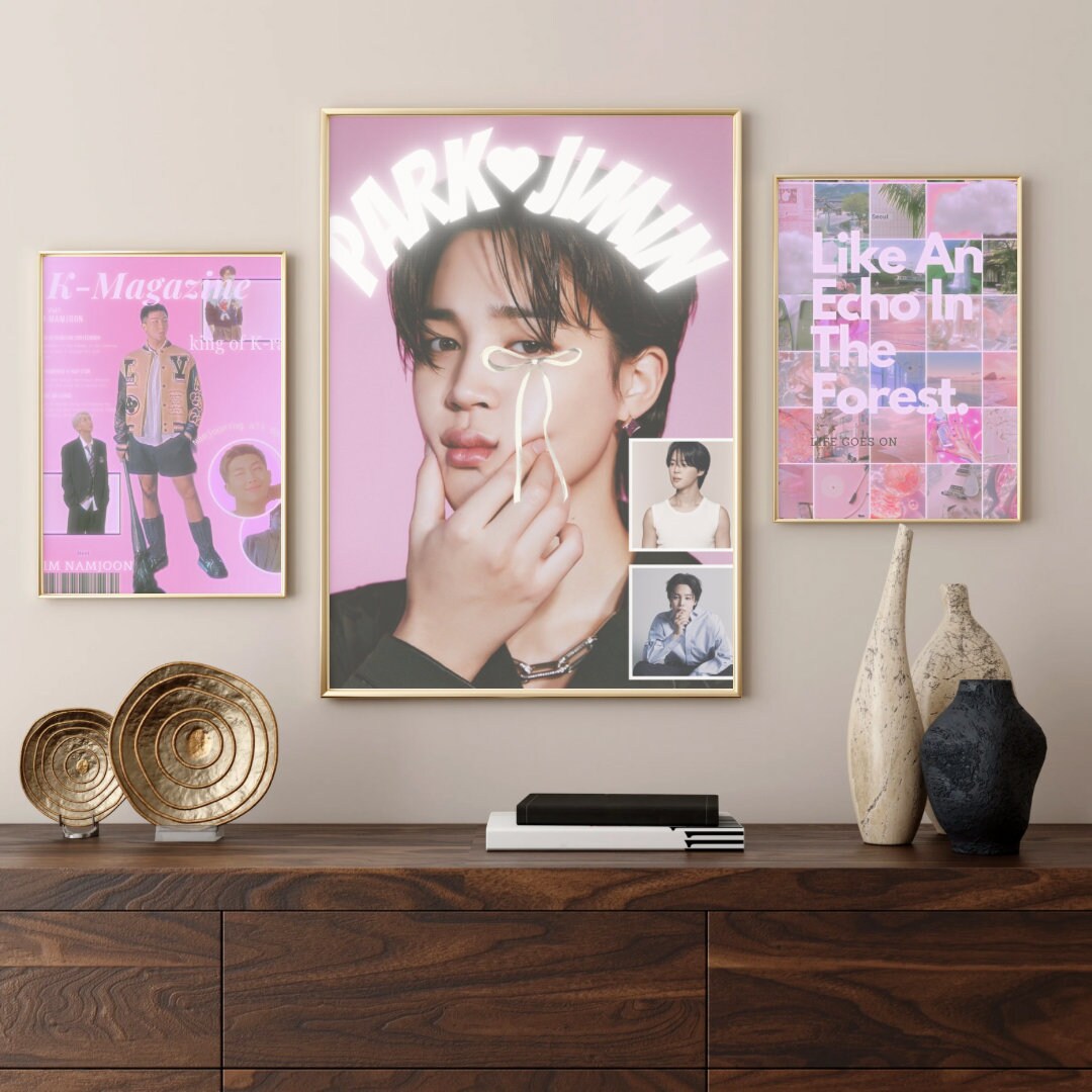 BTS Art Prints Set of 10 K-POP Room Decor 8x10 - Etsy