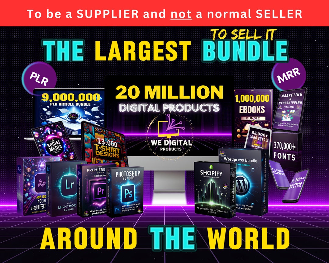 20 Million Digital Products to Sell | Master Resell Rights Products ...