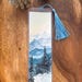 Winter Mountain Bookmark Original Watercolor Art Bookmark Book Lover ...