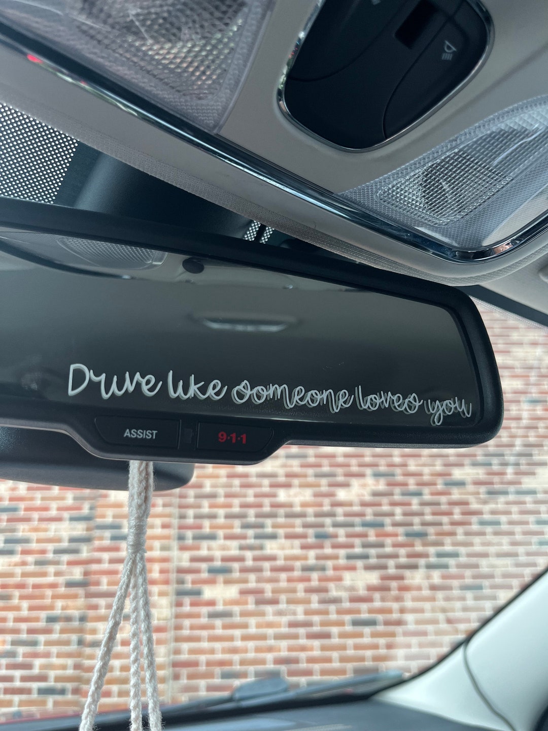 Rear View Mirror Decal - Etsy