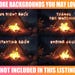 ANIMATED Virtual Background Cosy Campfire at Night With Fire Texts ...