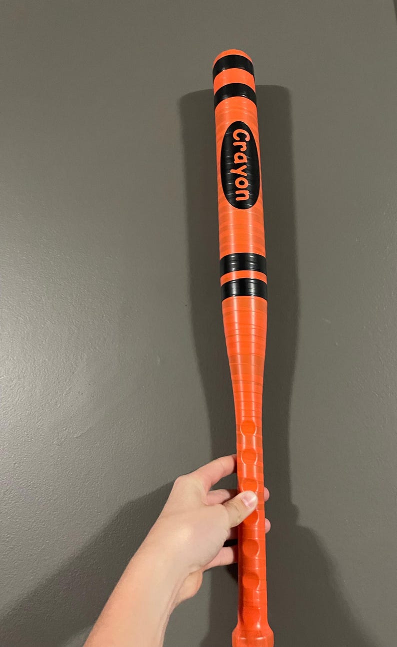 Taped Crayon Bat - Etsy