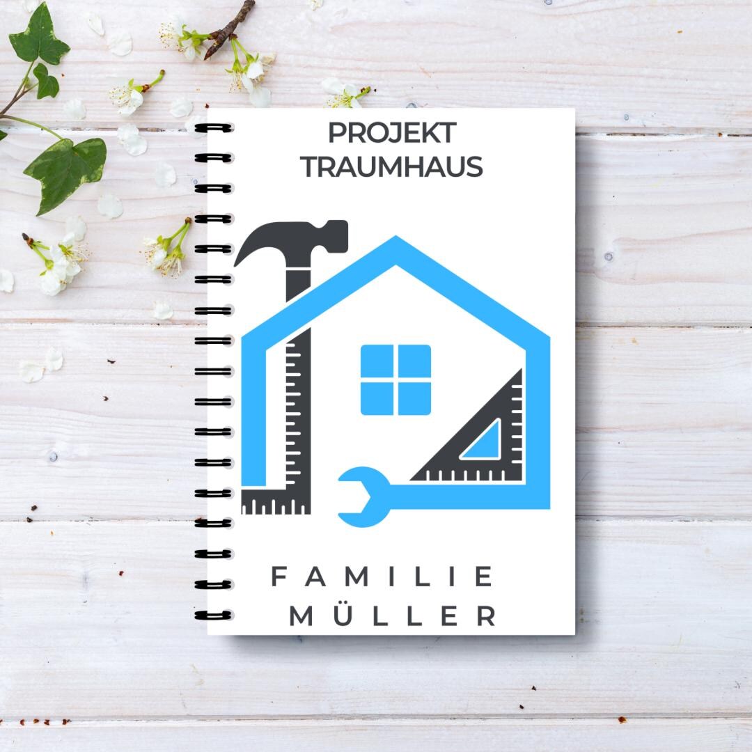 Construction Diary Adventure House Building on 160 Pages, Lined, Blank ...