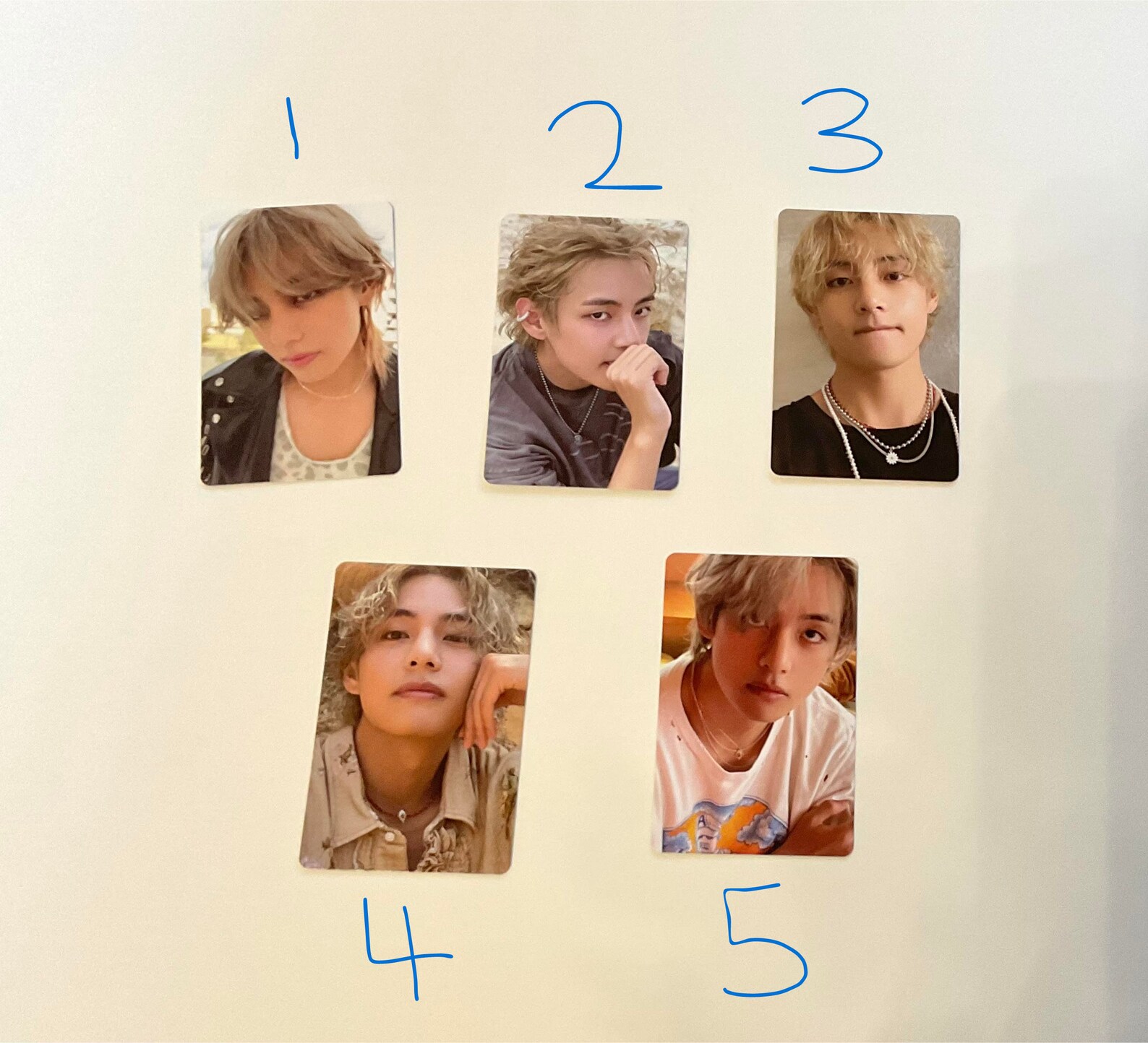 V Layover Official Weverse Photocard Set - Etsy