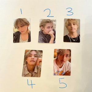 V Layover Official Weverse Photocard Set - Etsy
