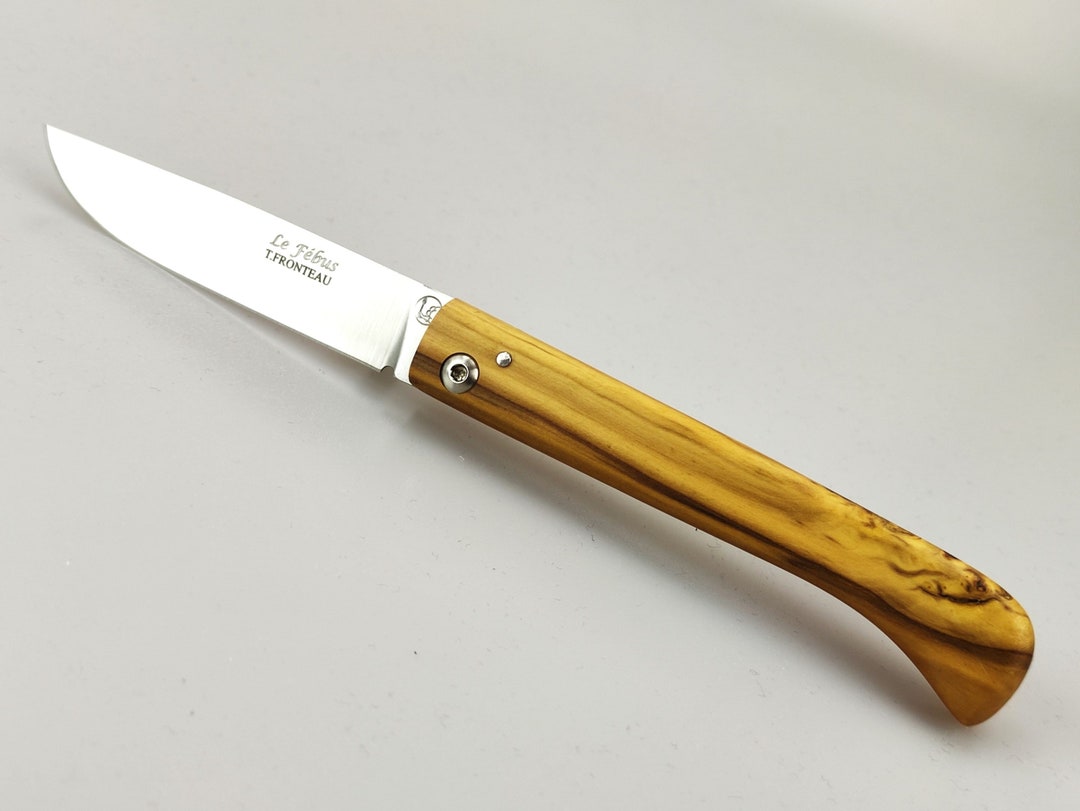The Traditional Fébus in Boxwood, Folding Pocket Knife, Artisan ...