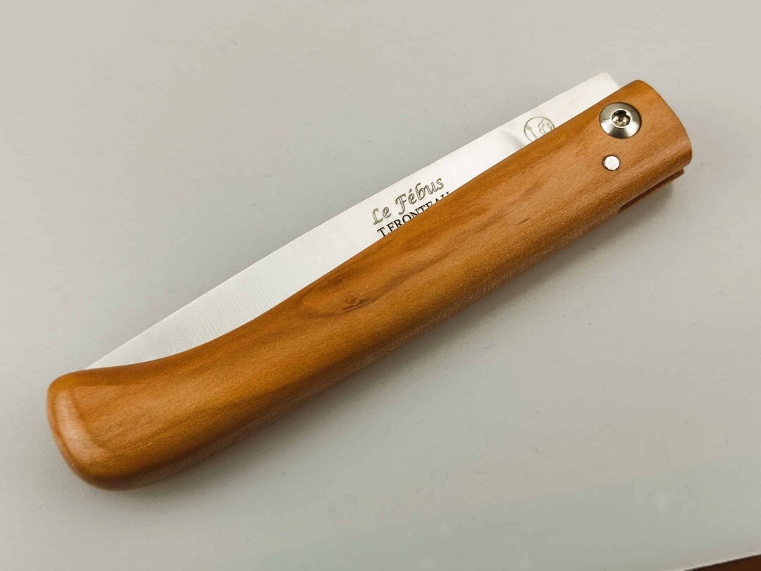 The Traditional Fébus in Plum Wood, Folding Pocket Knife, Artisan ...
