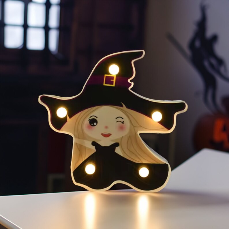 Spooky Halloween Decor Ghost, Cute Ghost Figurine With LED Light for ...