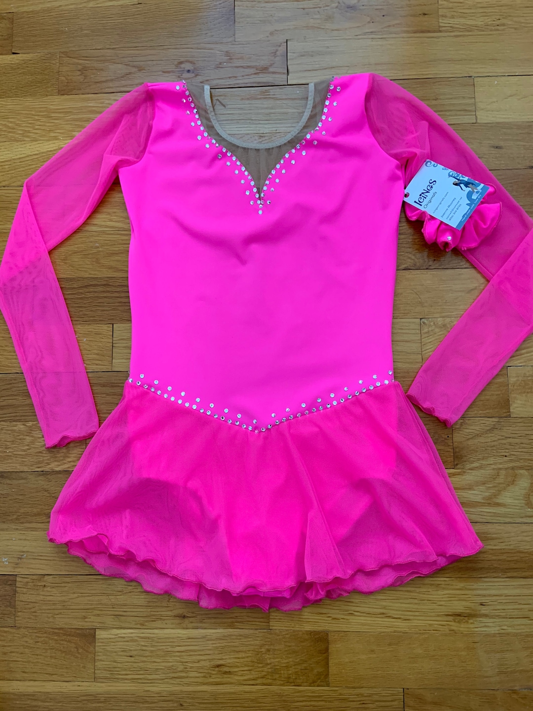 Hot Pink Test Competition Skating Dress - Etsy