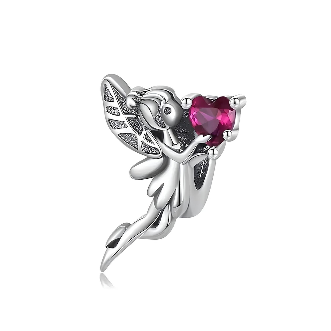 Pandora Goddess of Love Charm, Fairy Holding Heart in Hand Charm for ...