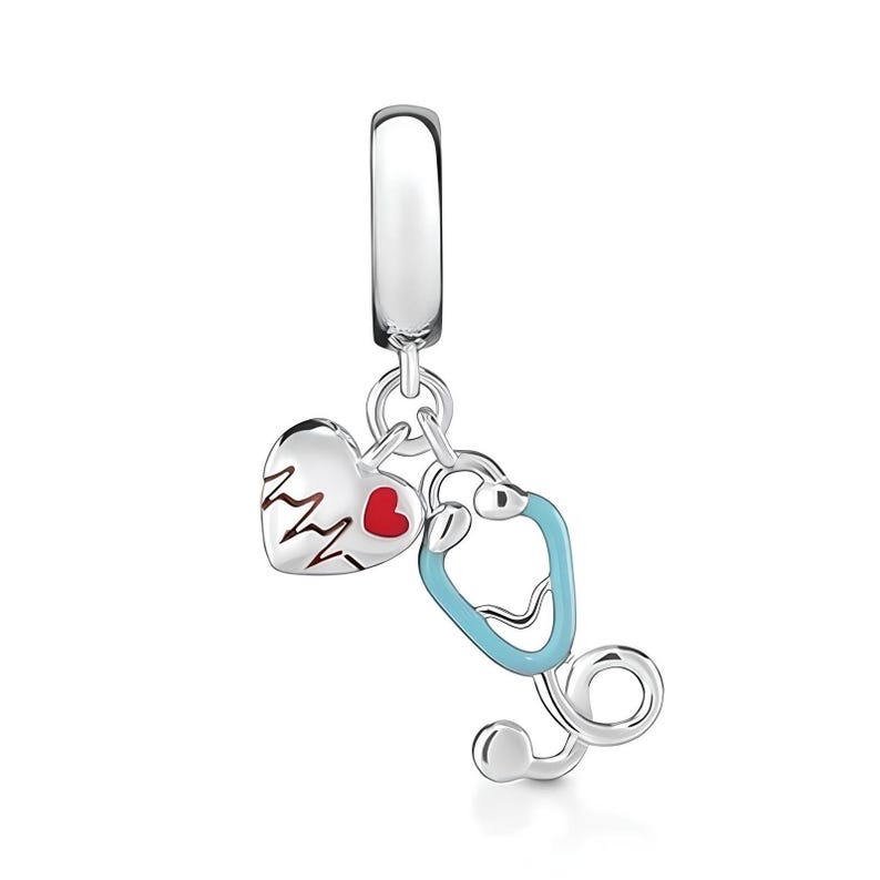 Pandora Stethoscope Dangle Charm, 925 Sterling Silver Charm, Unique Gift for Doctor and Nurse ...