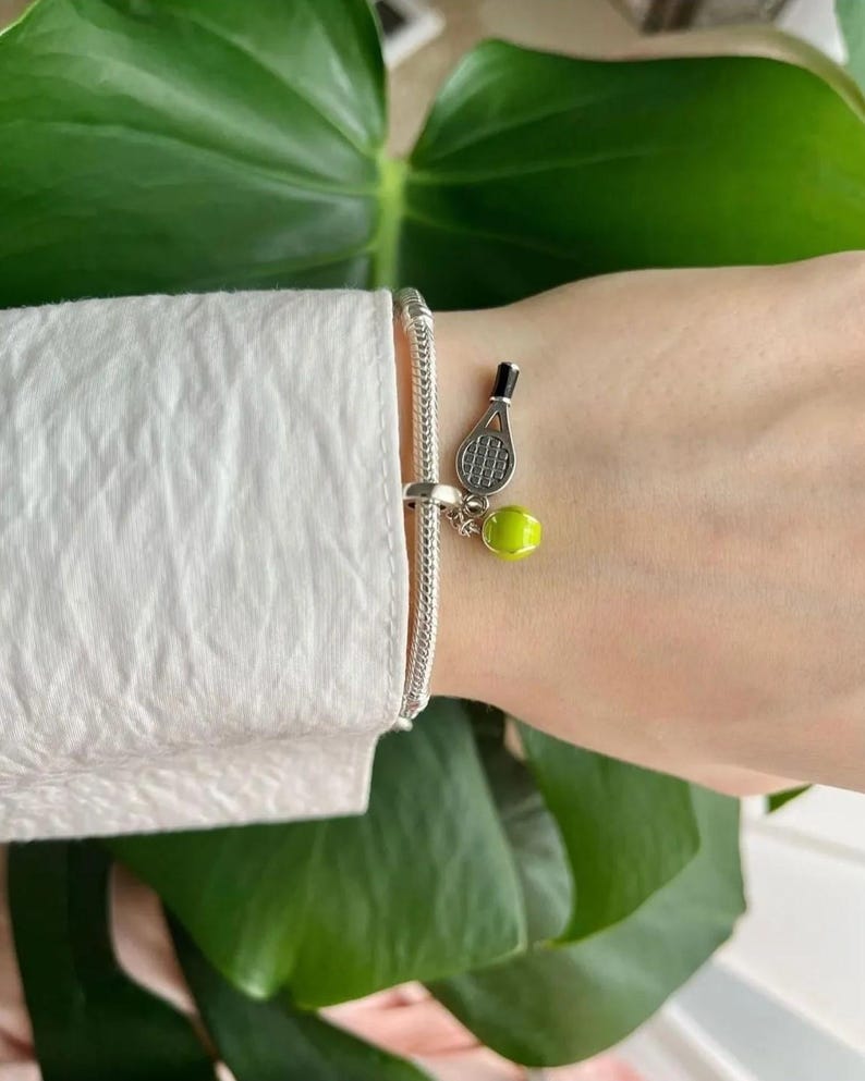Pandora Tennis Racket and Ball Charm, 925 Sterling Silver Charm for ...
