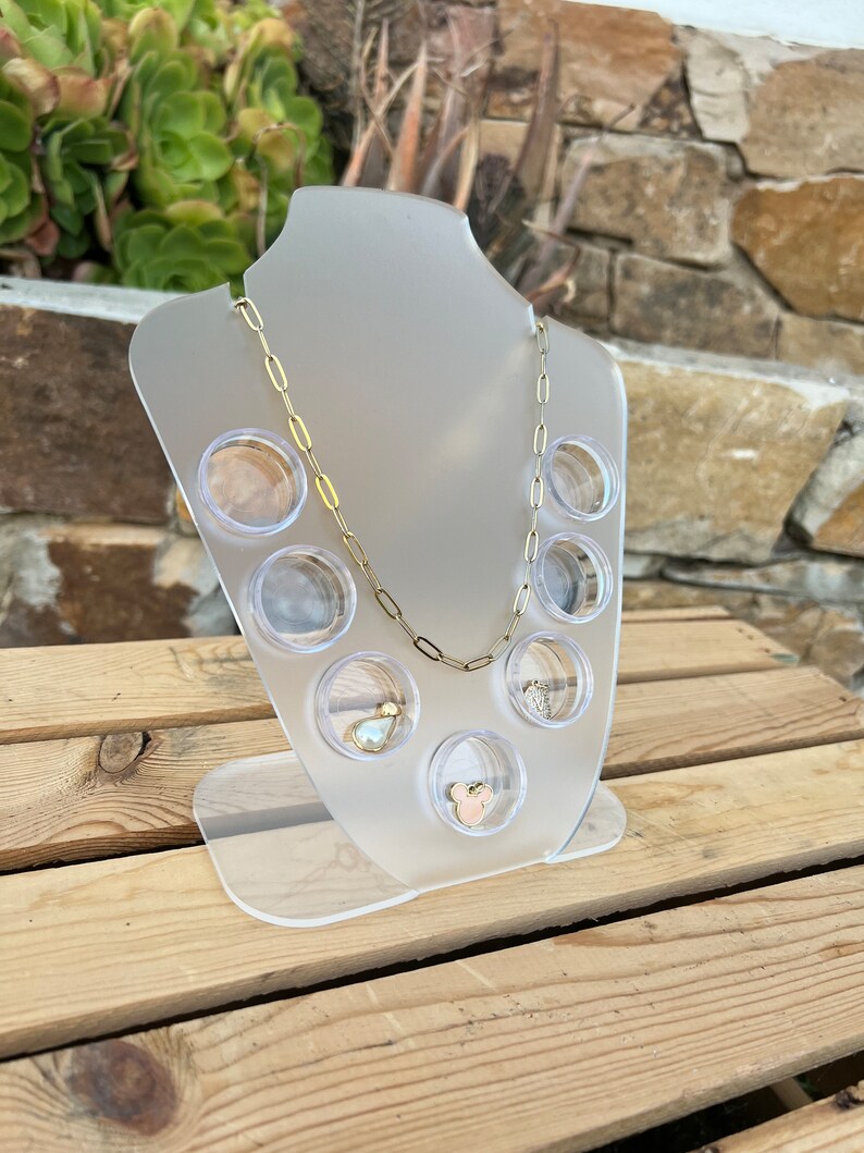 Charm Bar Display, Acrylic Jewelry Display, Charm Display, Acrylic ...