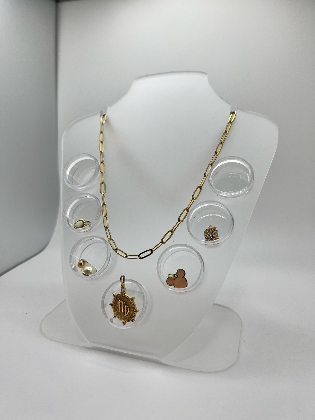 Charm Bar Display, Acrylic Jewelry Display, Charm Display, Acrylic ...