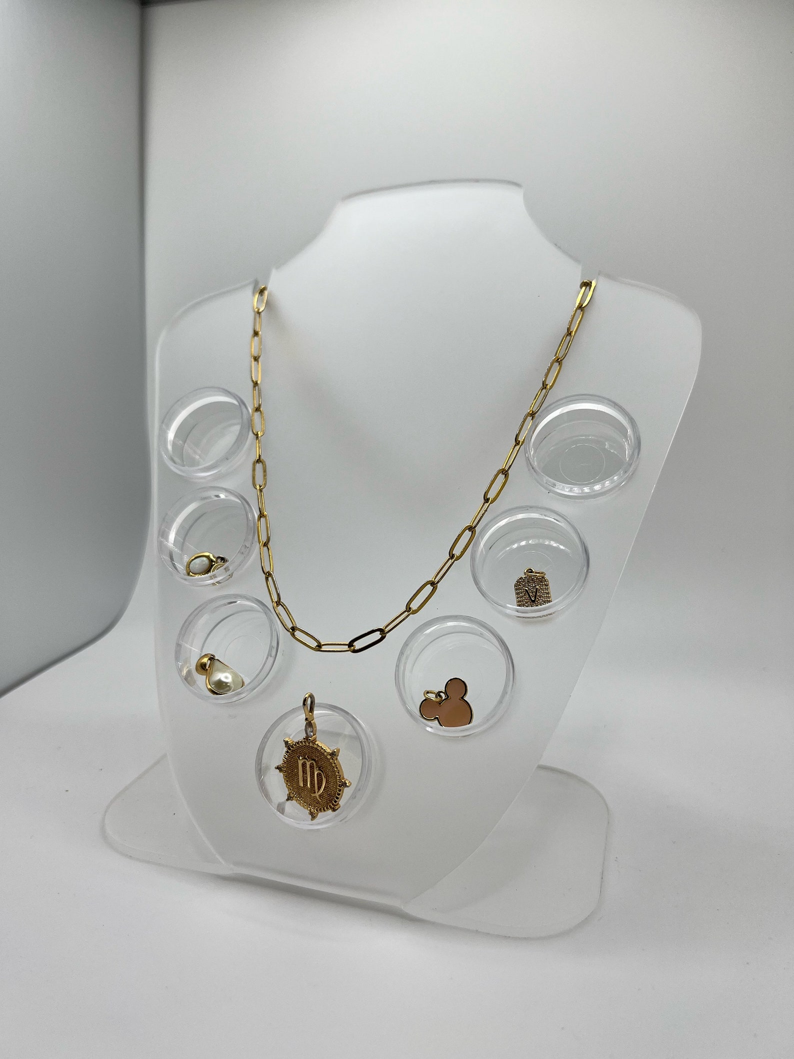 Charm Bar Display, Acrylic Jewelry Display, Charm Display, Acrylic ...