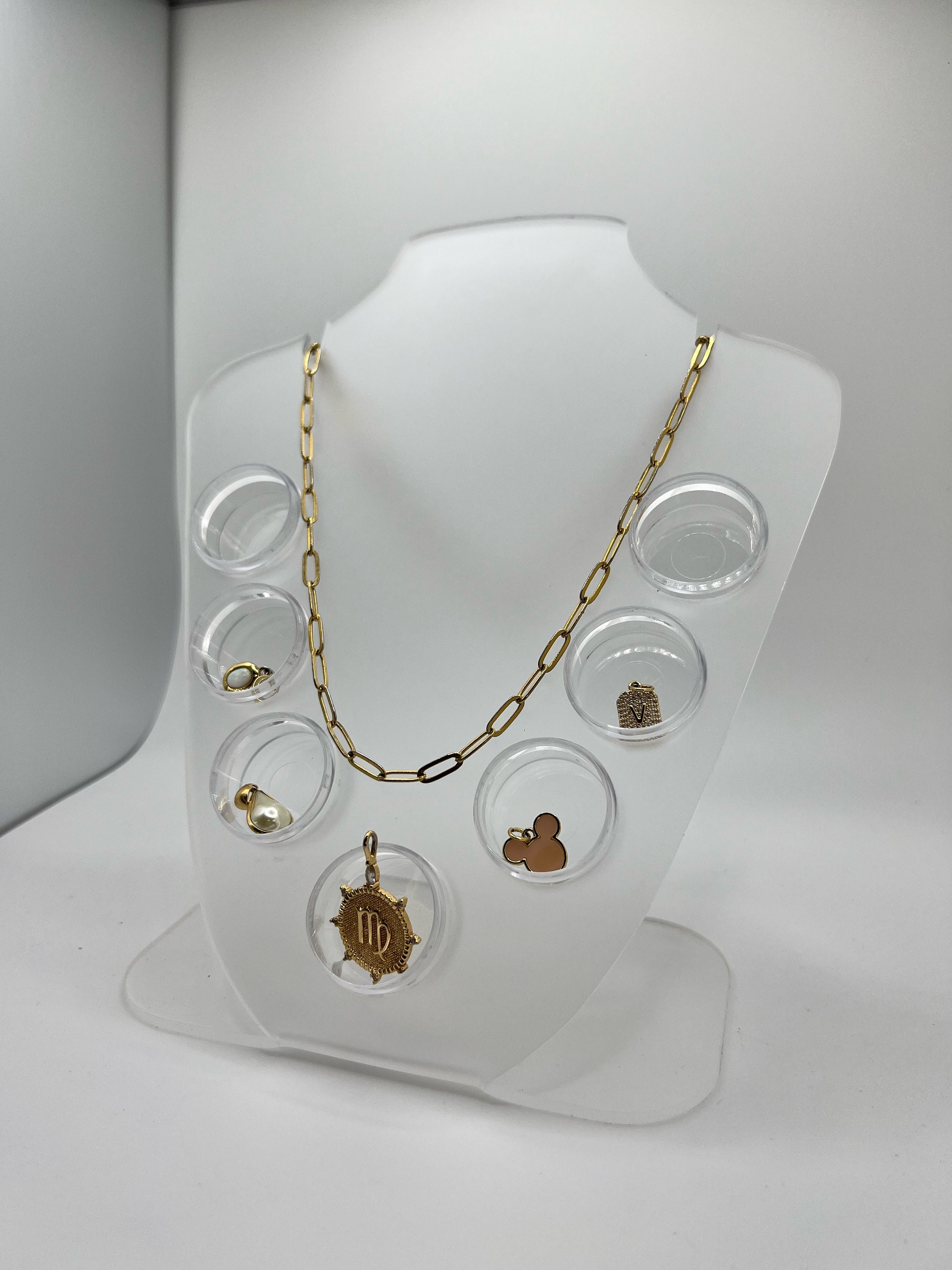 Charm Bar Display, Acrylic Jewelry Display, Charm Display, Acrylic ...