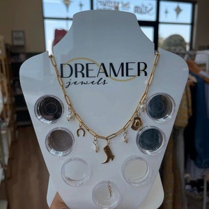 Charm Bar Display, Acrylic Jewelry Display, Charm Display, Acrylic ...