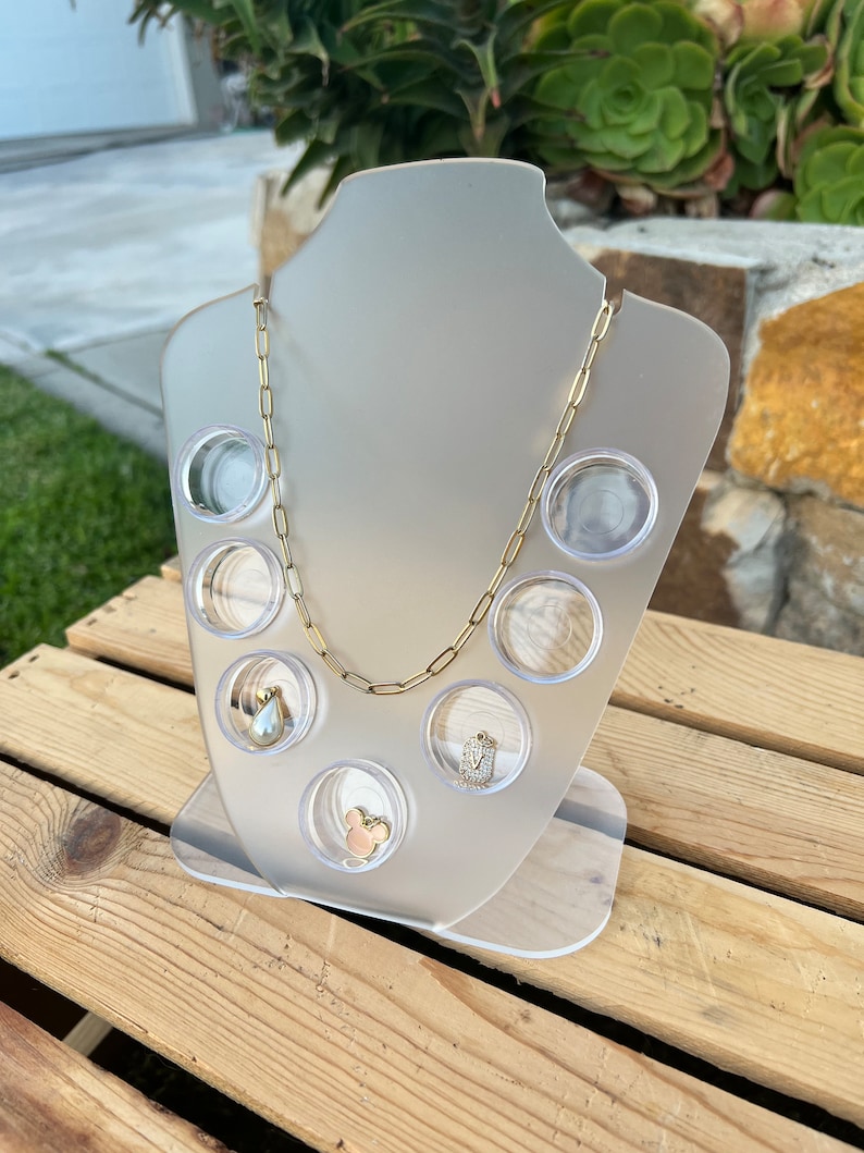 Charm Bar Display, Acrylic Jewelry Display, Charm Display, Acrylic ...