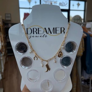 Charm Bar Display, Acrylic Jewelry Display, Charm Display, Acrylic ...