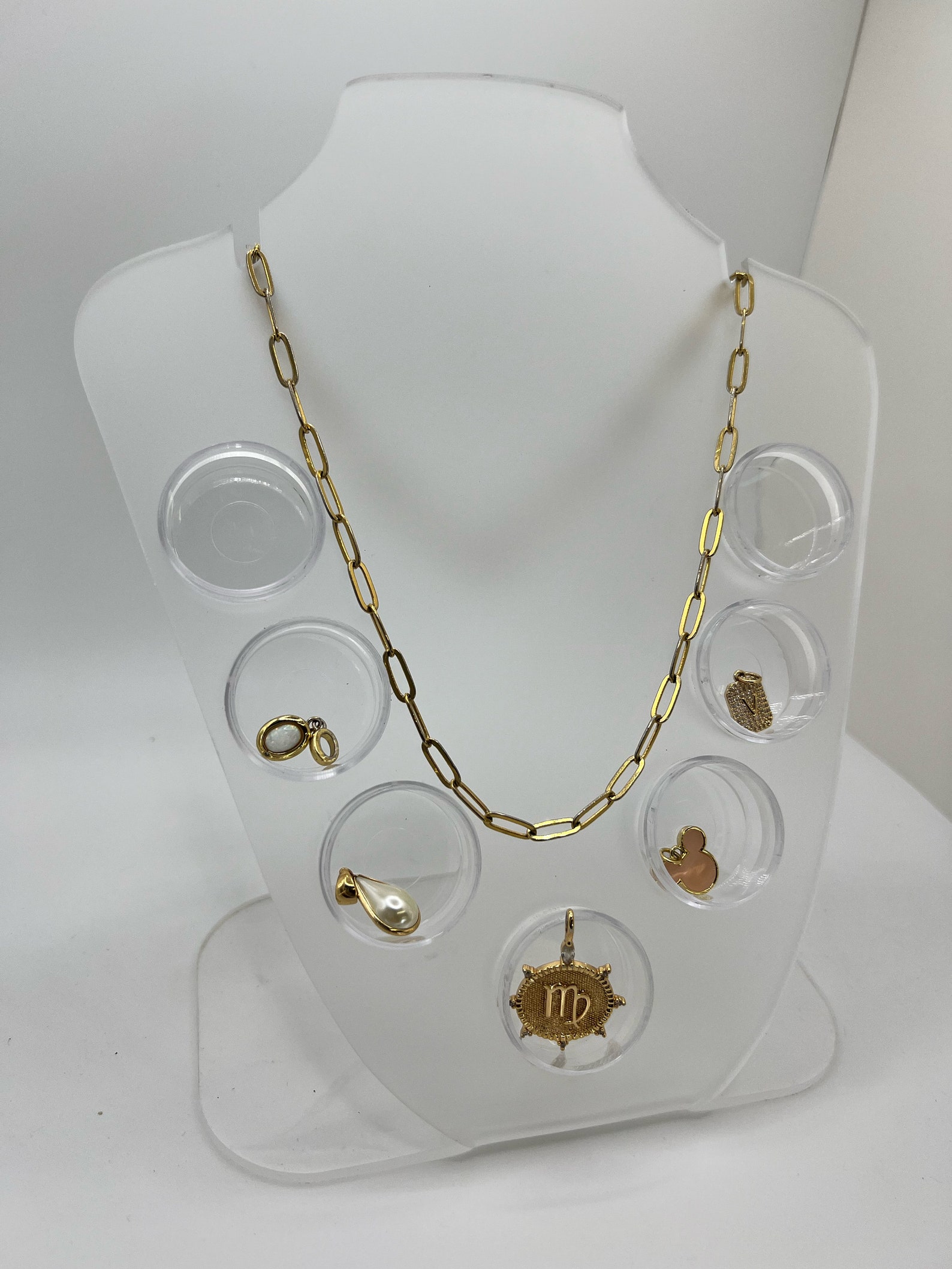 Charm Bar Display, Acrylic Jewelry Display, Charm Display, Acrylic ...