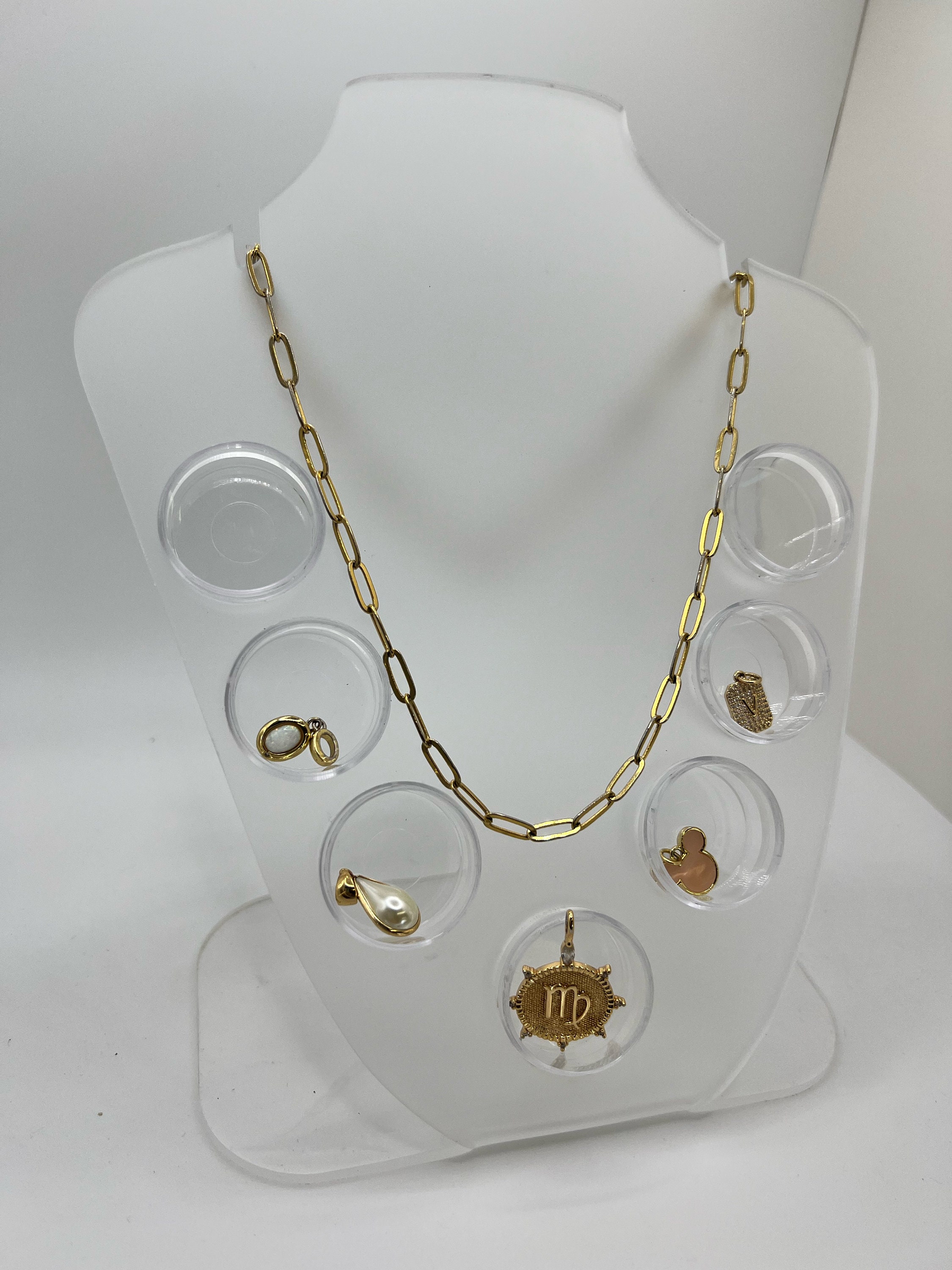 Charm Bar Display, Acrylic Jewelry Display, Charm Display, Acrylic ...