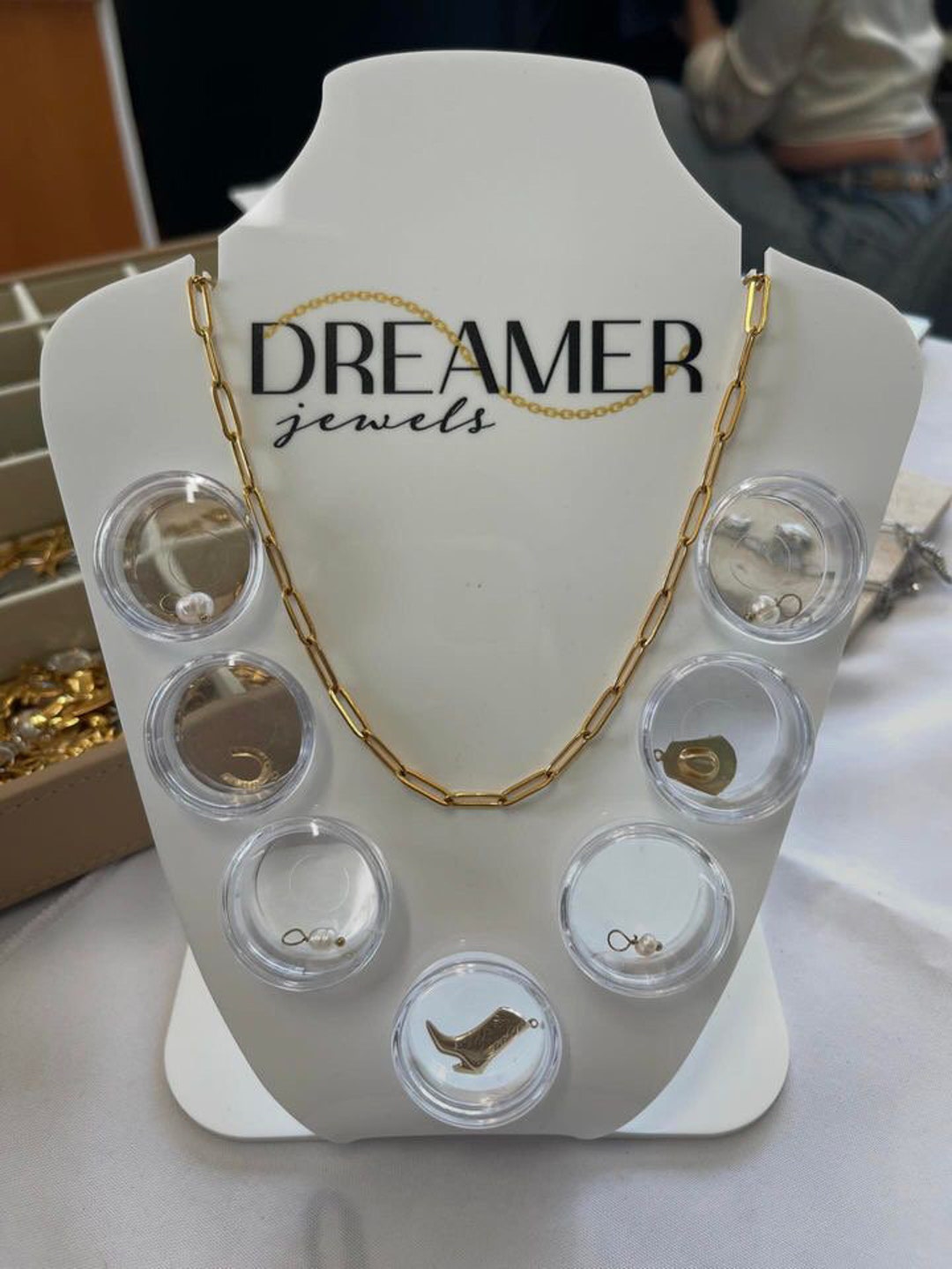 Charm Bar Display, Acrylic Jewelry Display, Charm Display, Acrylic ...