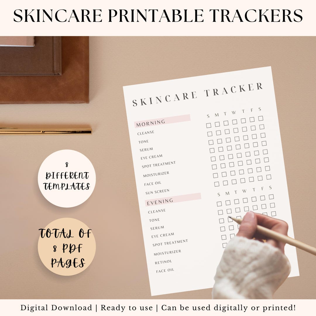 Self Care Tracker - PRINTABLE Journal Page - Planner Page - Monthly ...