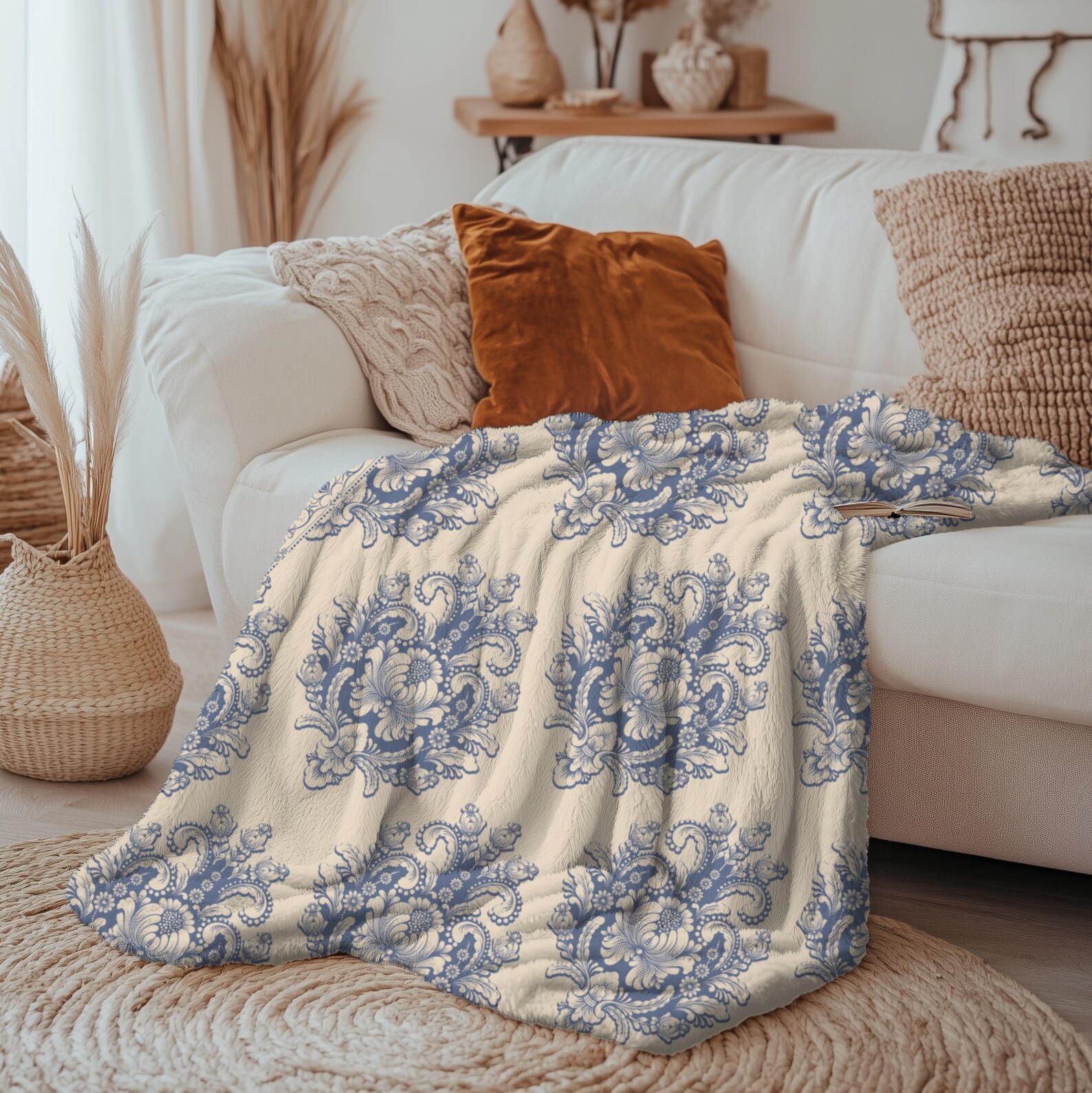 Cottage Core Plush Blanket for Your Bridgerton Experience! - Etsy