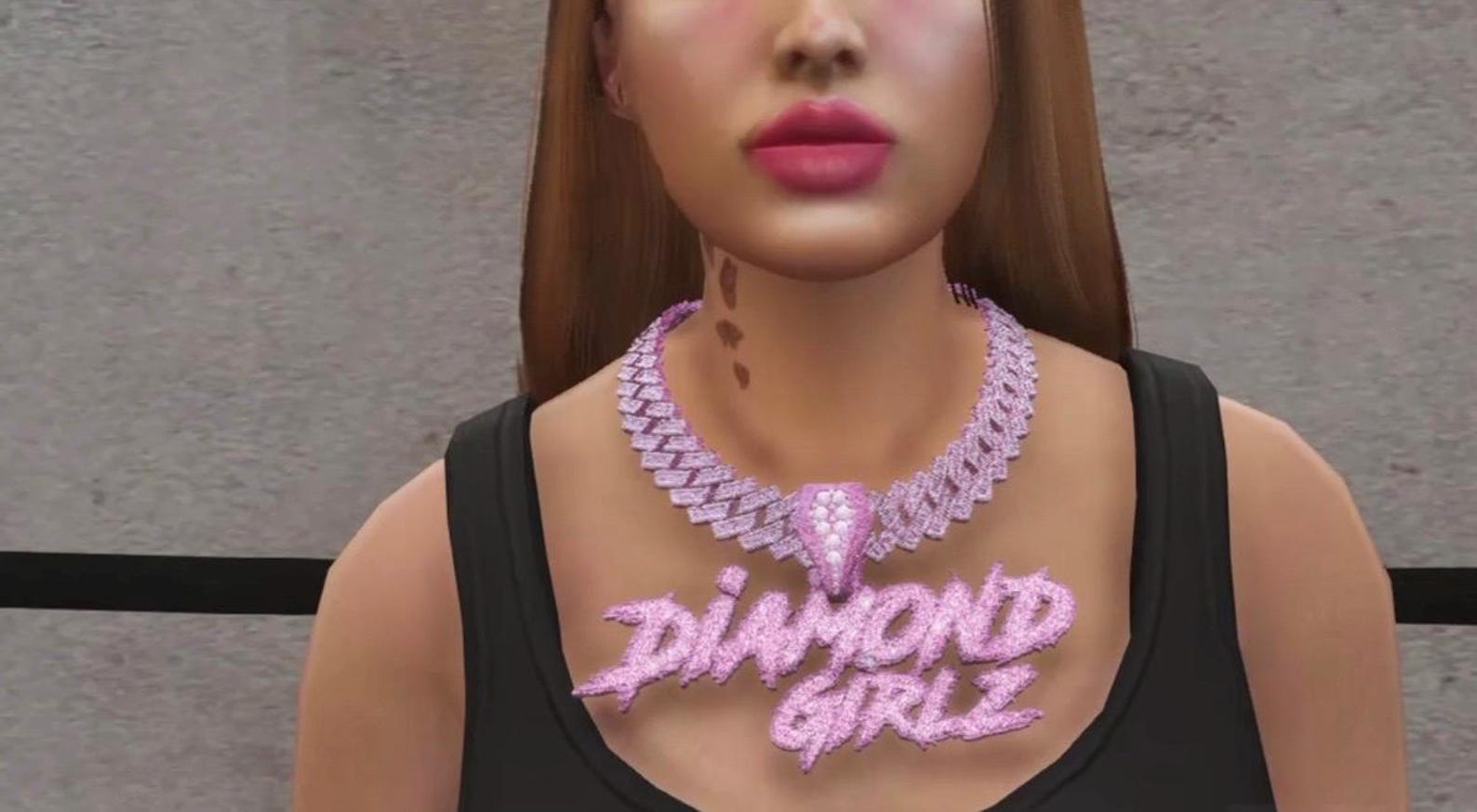 Fivem Diamond Girlz Chain - Etsy