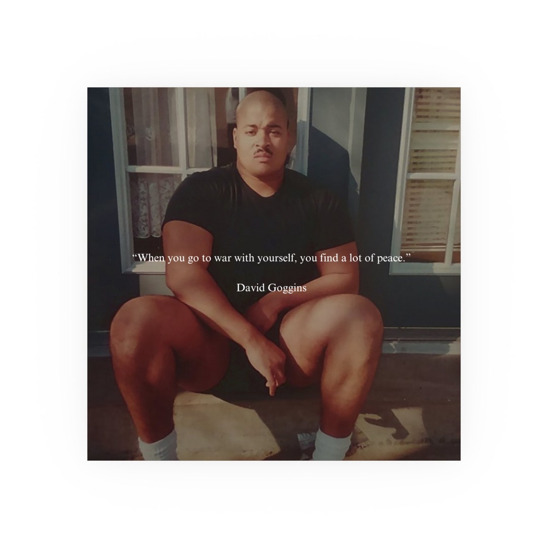 David Goggins Quote Poster - Etsy