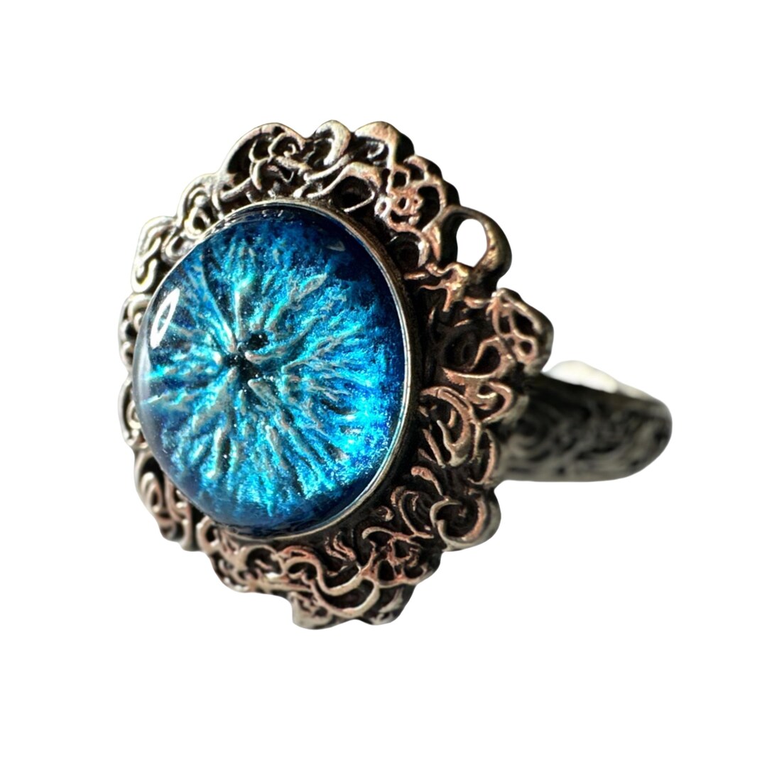 Elden Ring Dark Moon Ring Adjustable Metal Ring Inspired by Ranni, Gamer Gift, Elden Ring ...