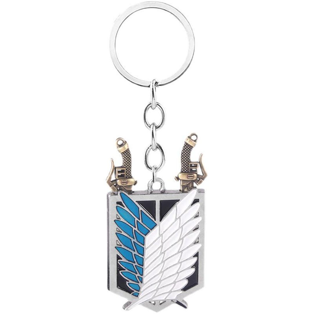 Attack on Titan Freedom Wings Keychain Anime Style Wings of Freedom ...