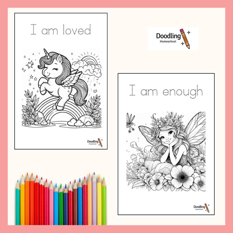 Magical Coloring Book - Printable Fairy and Unicorn Activities/creative ...