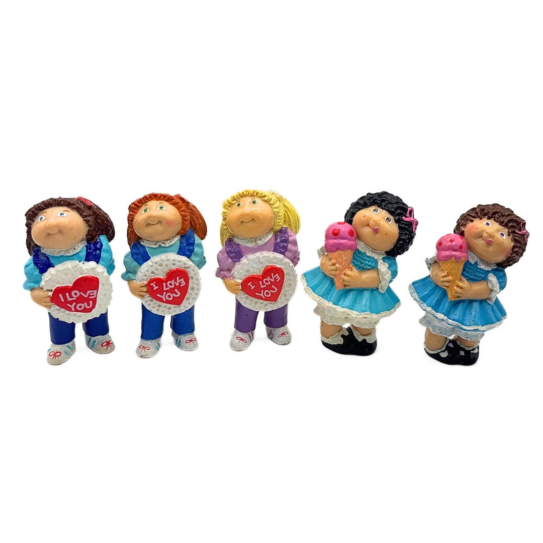 Vintage Cabbage Patch Kids Figurines 1984 | Pick One, CPK, PVC Toys ...