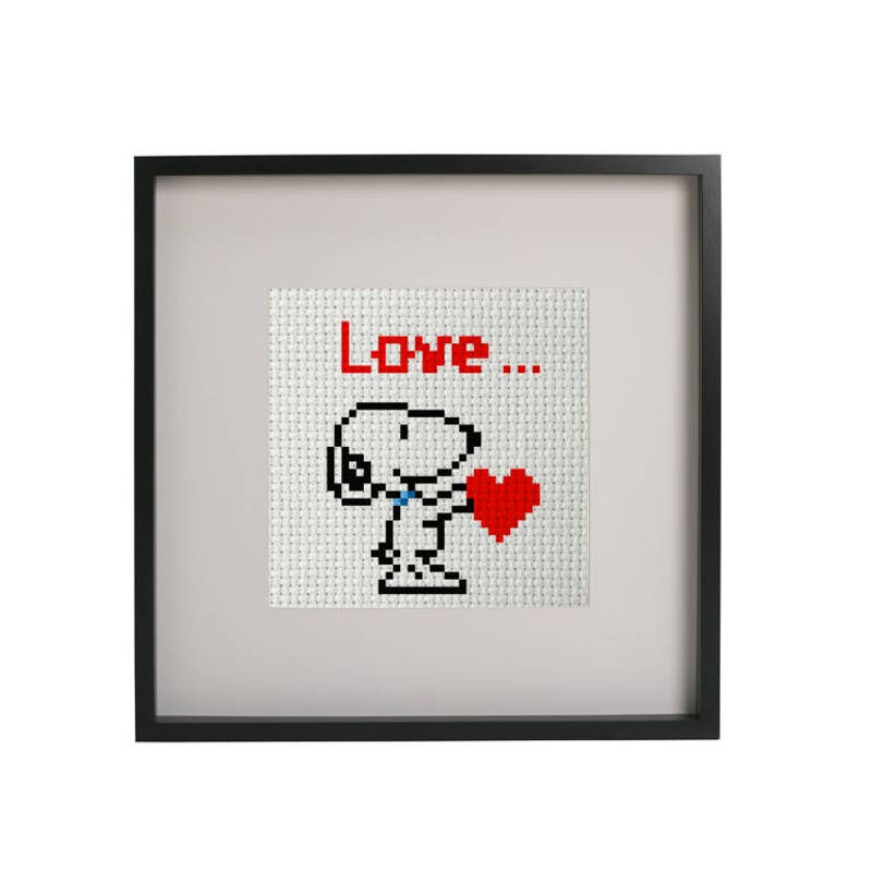 Snoopy Pixel Art - Etsy