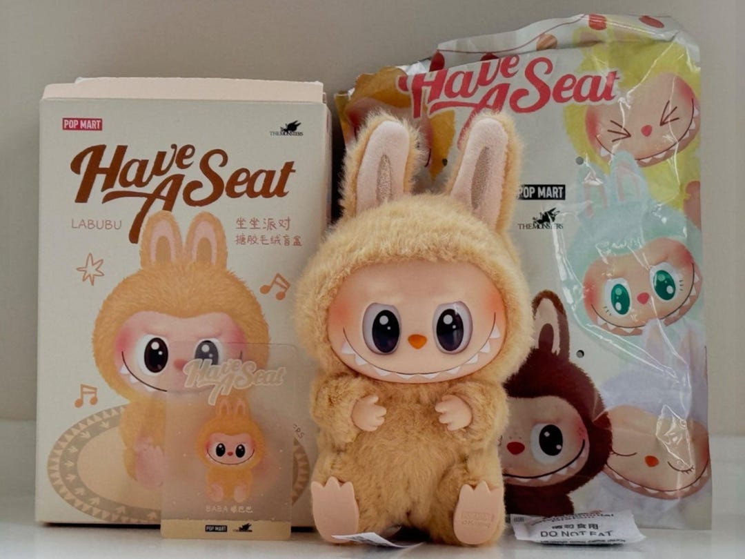 Baba POP Labubu Have a Seat The Monsters 100% autentico - Scatola cieca ...
