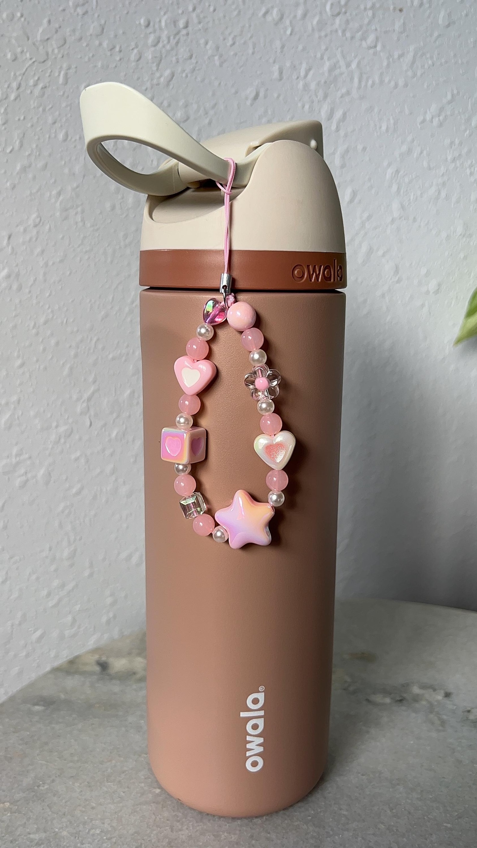 Cute Pink Chunky Key Chain, Cell Phone Charm, Owala Bottle Charm, Bag ...