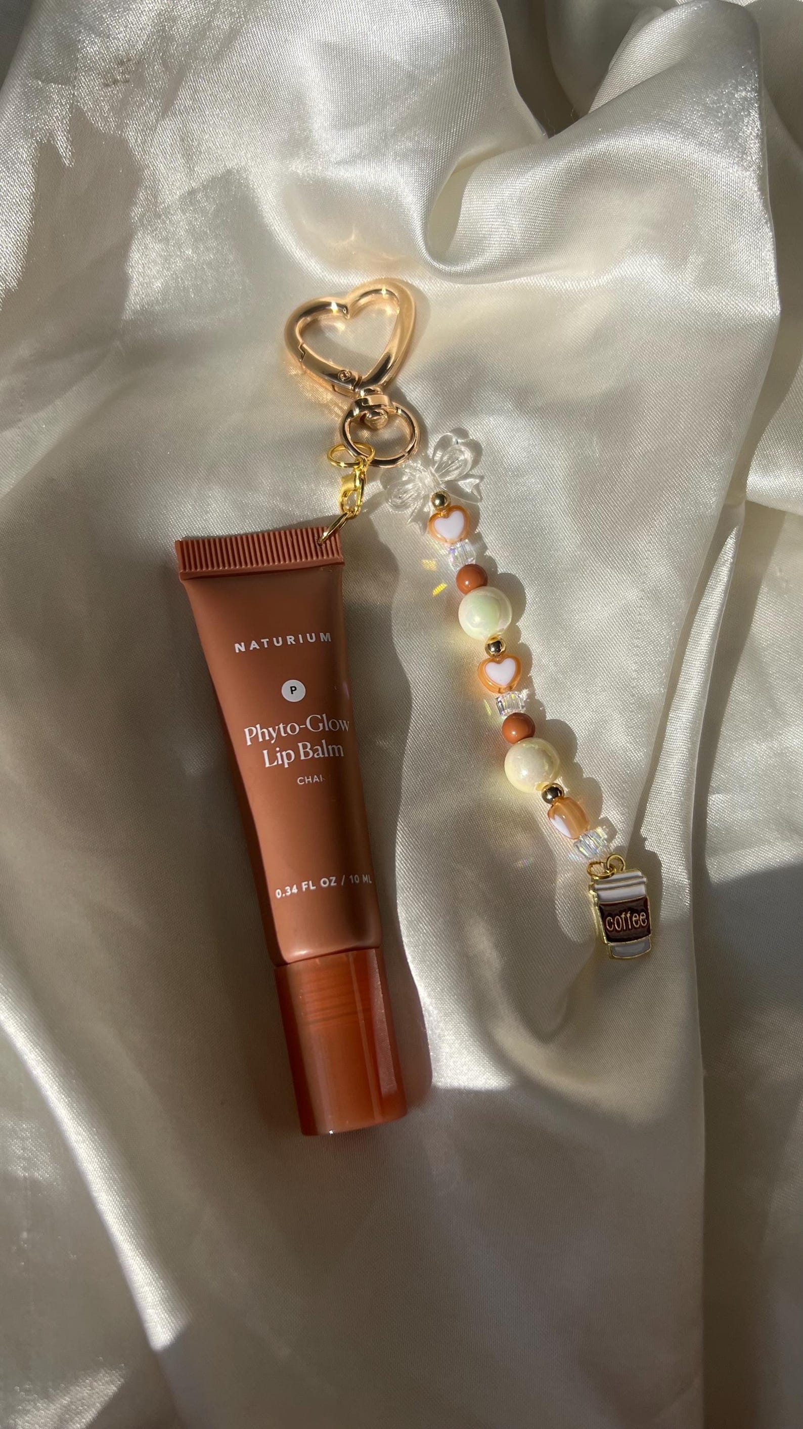 Coffee/ Matcha Boba Tea Lip Gloss Keychain. Lip Gloss Key Chain. Coffee ...