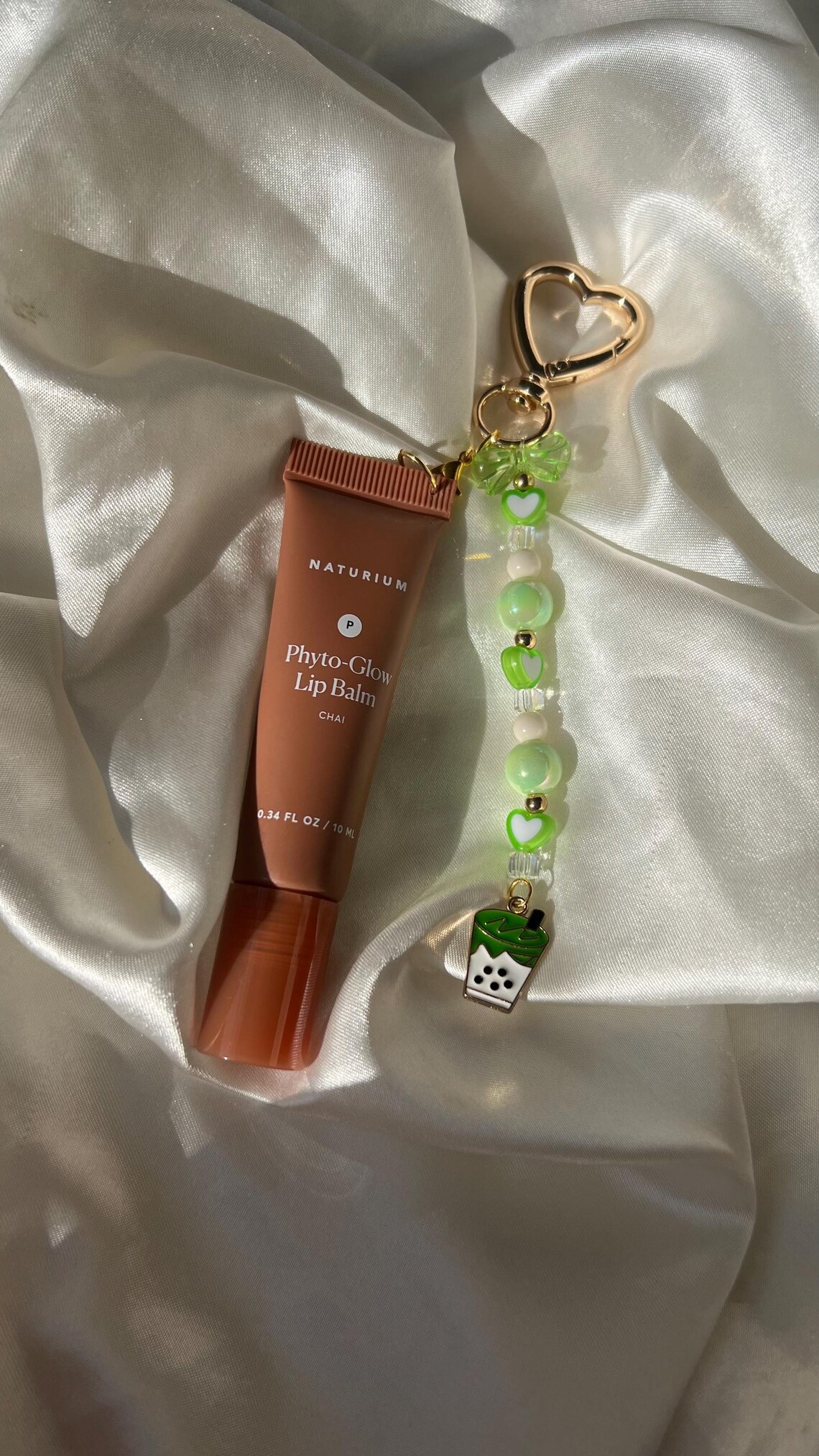 Coffee/ Matcha Boba Tea Lip Gloss Keychain. Lip Gloss Key Chain. Coffee ...