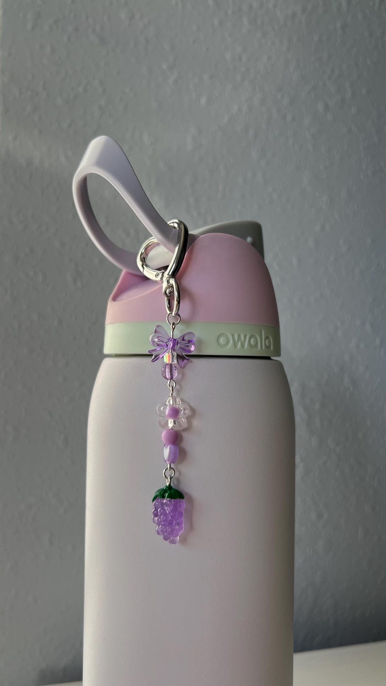 Juicy Grape Kawaii Inspired Keychain/ Bag Chain/ Owala Water Bottle ...