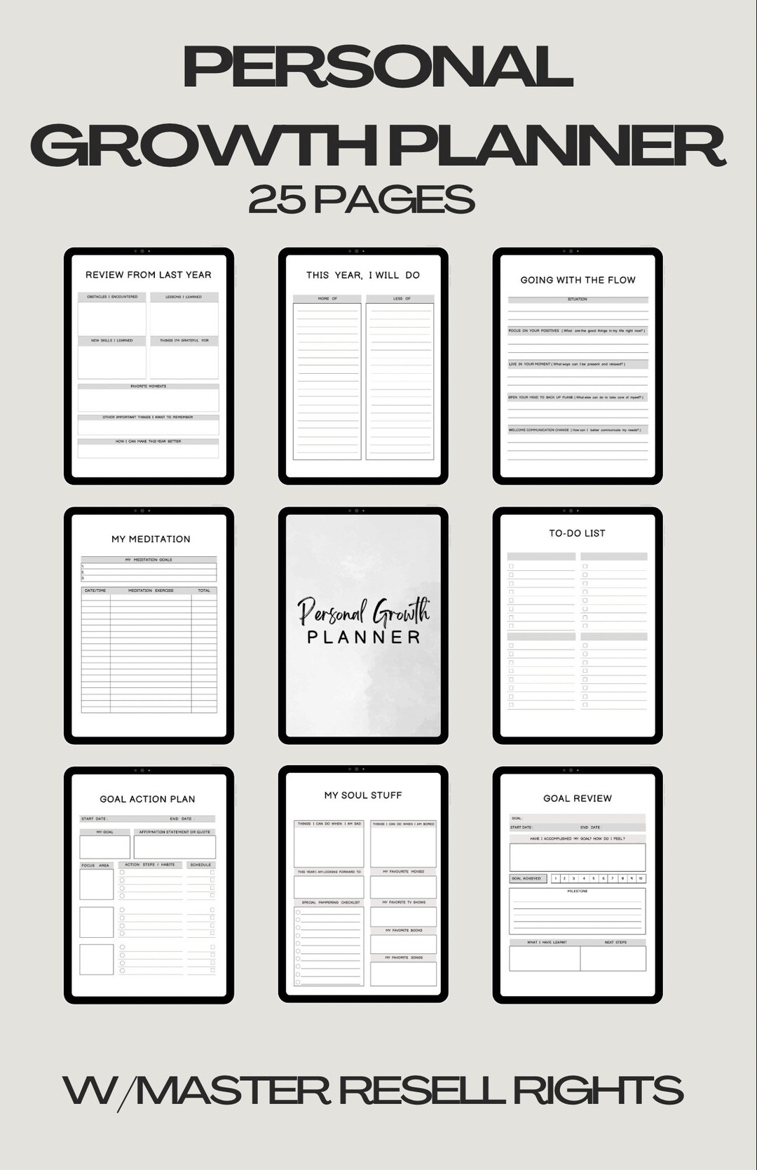 Personal Growth Planner (from Personal Development Collection) - Etsy