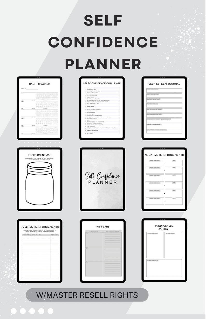 Self Confidence Planner (from Personal Development Collection 1) - Etsy