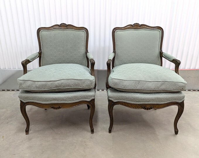 1980s French Country Fauteuils Arm Chairs - Etsy