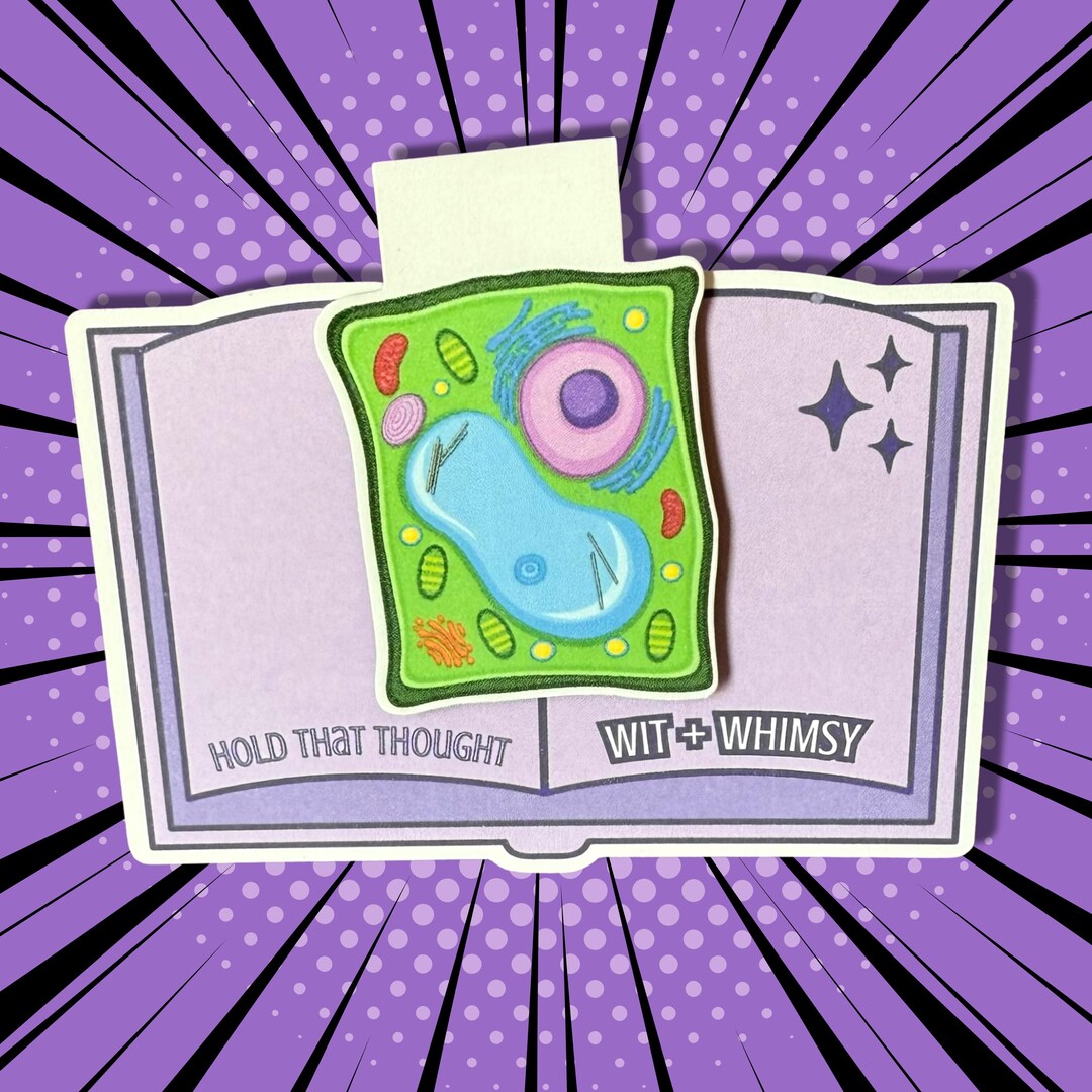 Plant Cell Biology Magnetic Bookmark: Science Teacher STEM Gift - Etsy