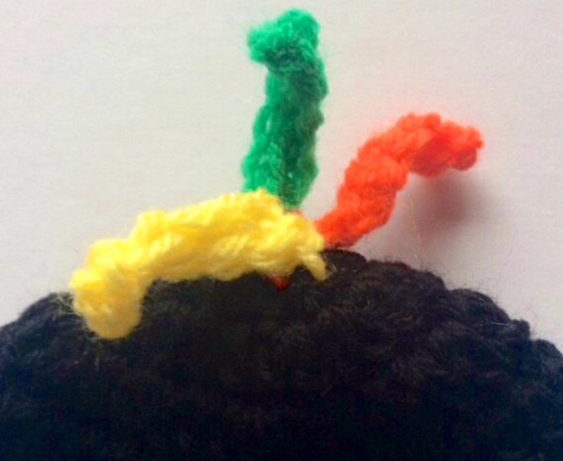Crochet Newborn Baby Hat Rastafarian Knitted Toque Beanie Reggae Cap ...