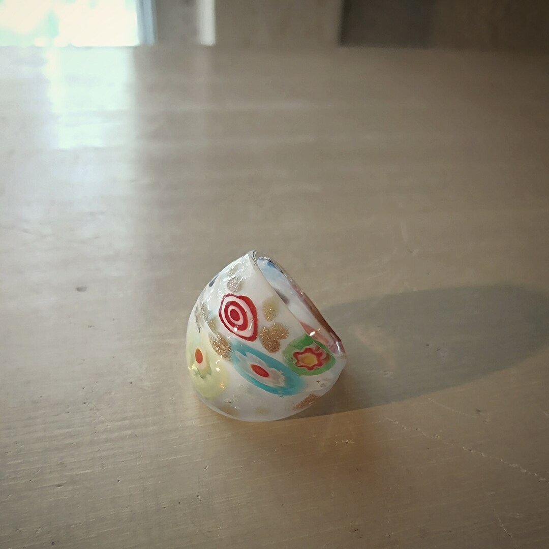 VINTAGE MOD RING Glass - Etsy