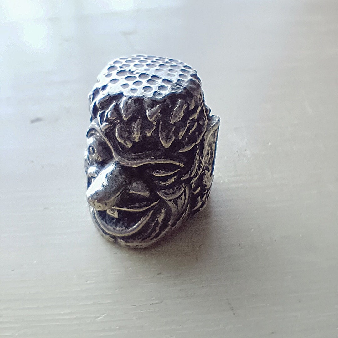 VINTAGE VIKING THIMBLE Pewter - Etsy